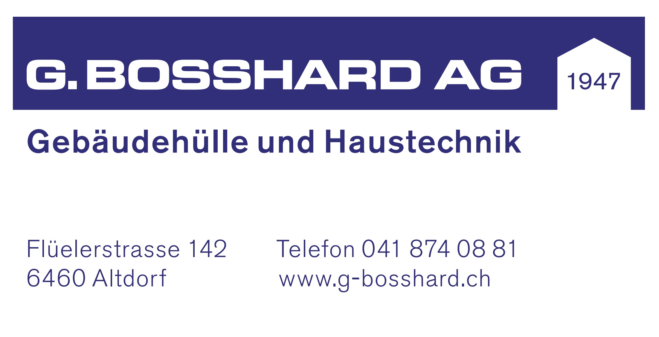 G. Bosshard AG Gebäudehülle und Haustechnik - Spenglerei in Altdorf (UR ...